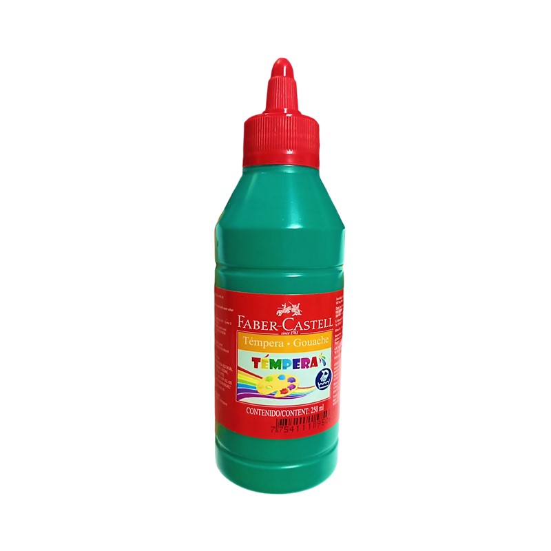 TEMPERA 250ML VERDE FC.BR